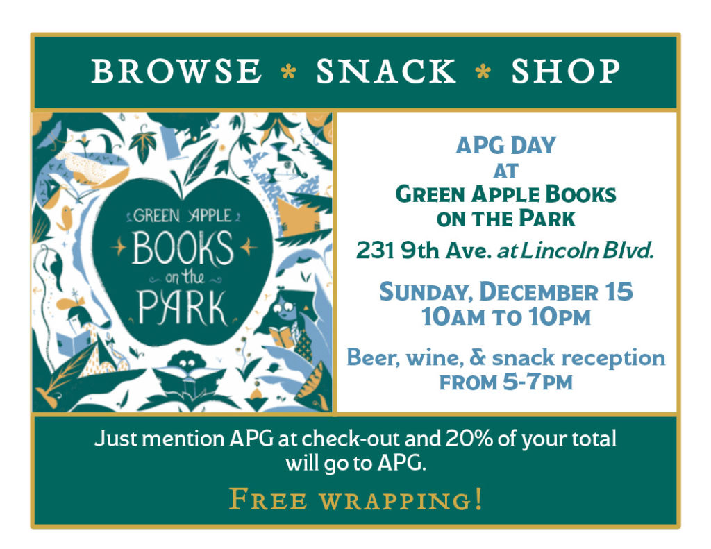 Shop for APG: Green Apple Books – Sunday, 12/15 – A.P. Giannini Middle ...